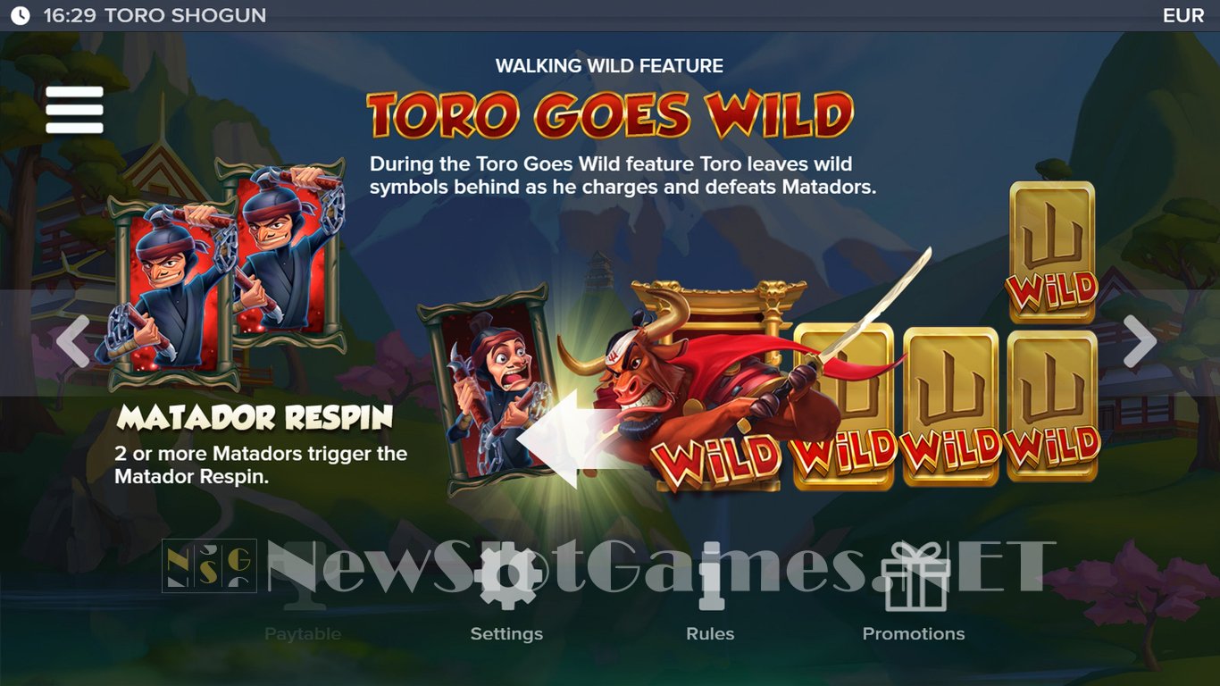 Toro Shogun Slot Review & Demo by ELK Studios - Play Free Online