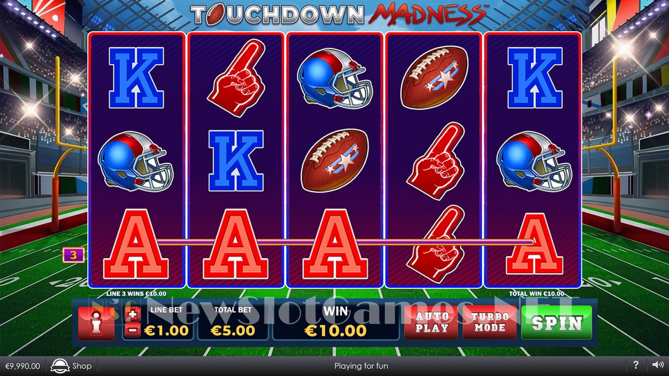Touchdown Madness Slot Review & Demo by Playtech - Play Free Online