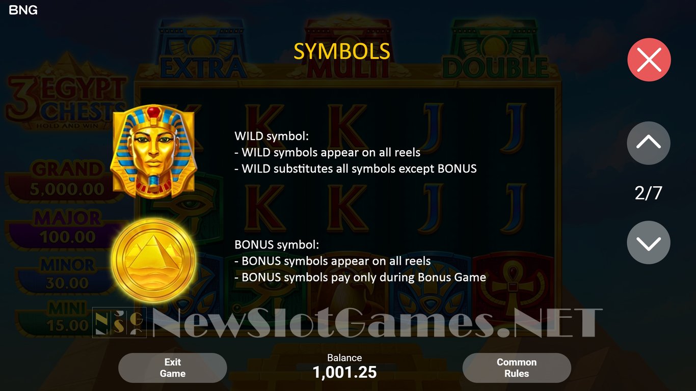3 Egypt Chests Slot Review & Demo by Booongo (BNG) - Play Free Online