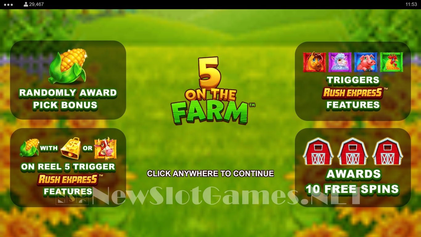 5 on the Farm - Rush Express Slot Review & Demo by Microgaming - Play ...