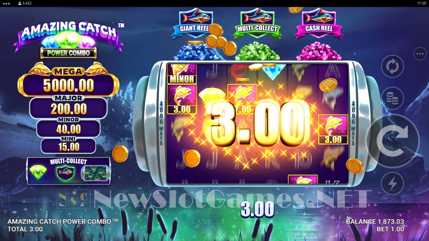 Amazing Catch Power Combo Slot Review & Demo by Microgaming - Play Free ...