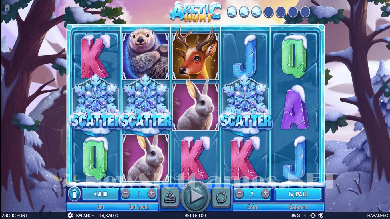 Arctic Hunt Slot Review & Demo by Habanero - Play Free Online