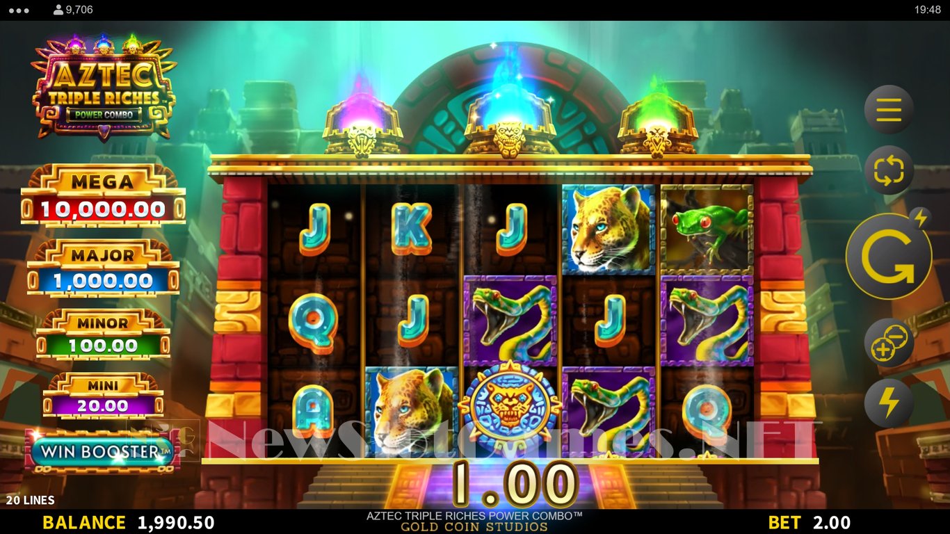 Aztec Triple Riches Power Combo Slot Review & Demo by Microgaming ...