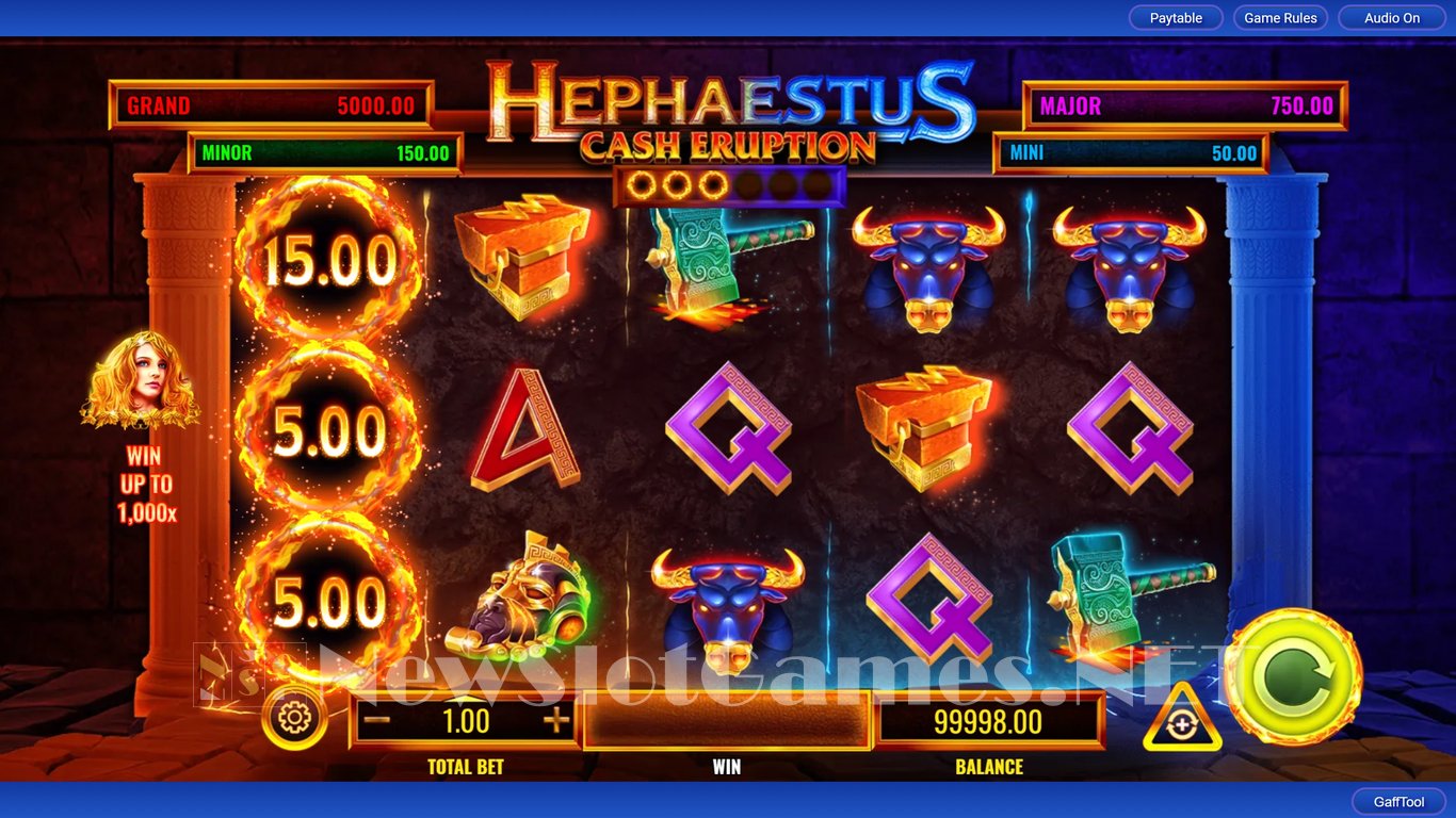 Cash Eruption Hephaestus Slot Review & Demo by IGT - Play Free Online