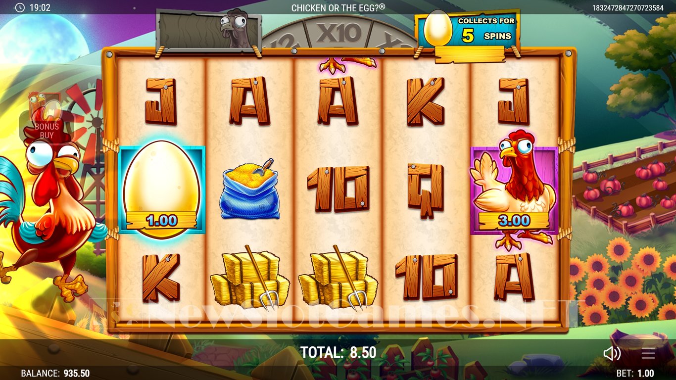 Chicken or the Egg Slot Review & Demo by Realistic - Play Free Online