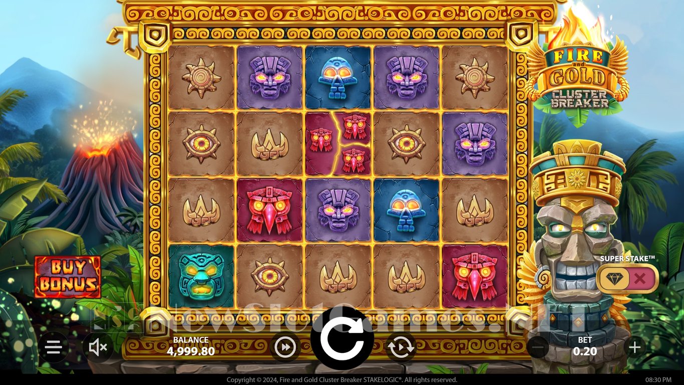 Fire and Gold Cluster Breaker Slot Review & Demo by Stakelogic - Play ...