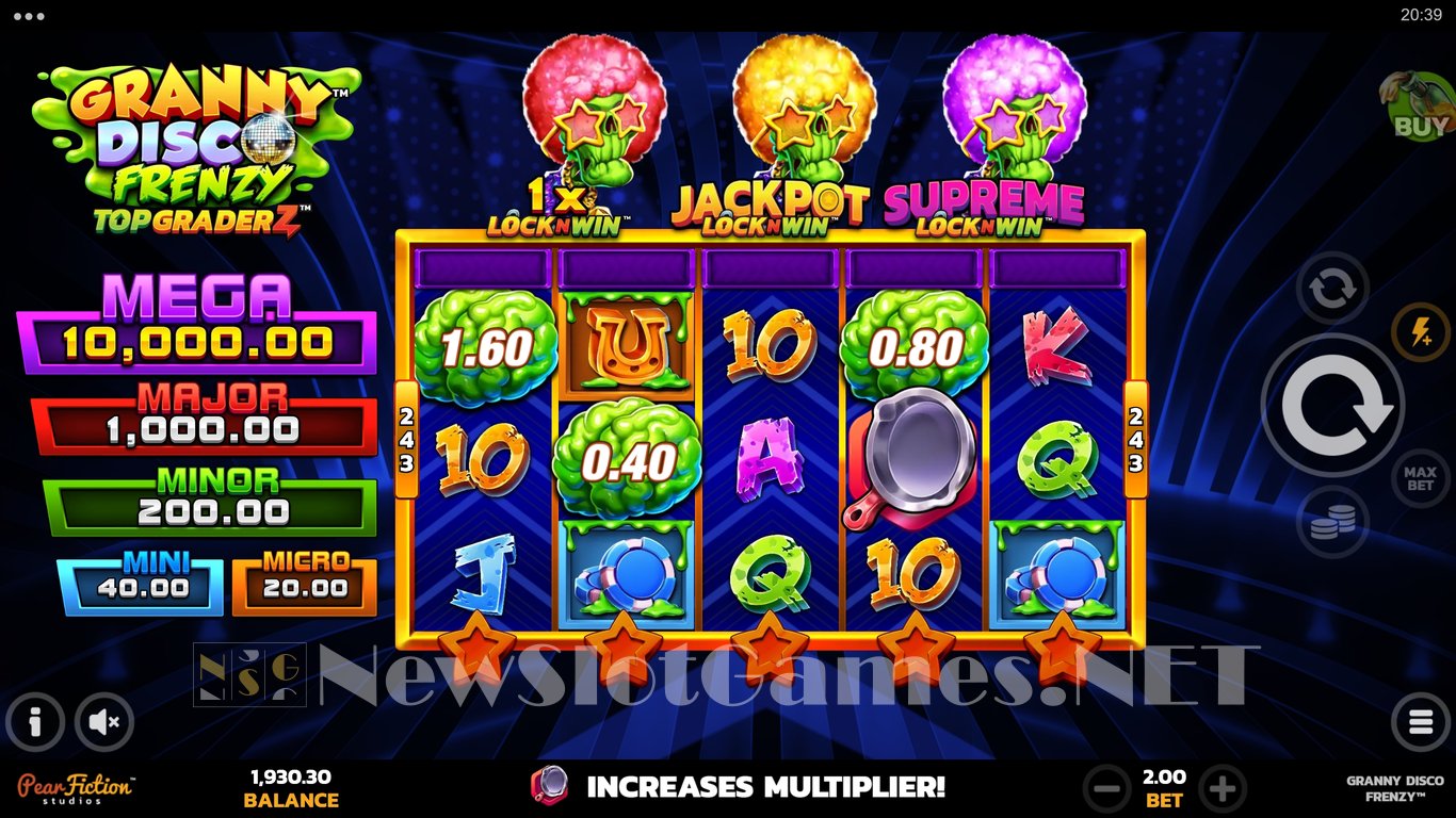 Granny Disco Frenzy Slot Review & Demo by Microgaming - Play Free Online