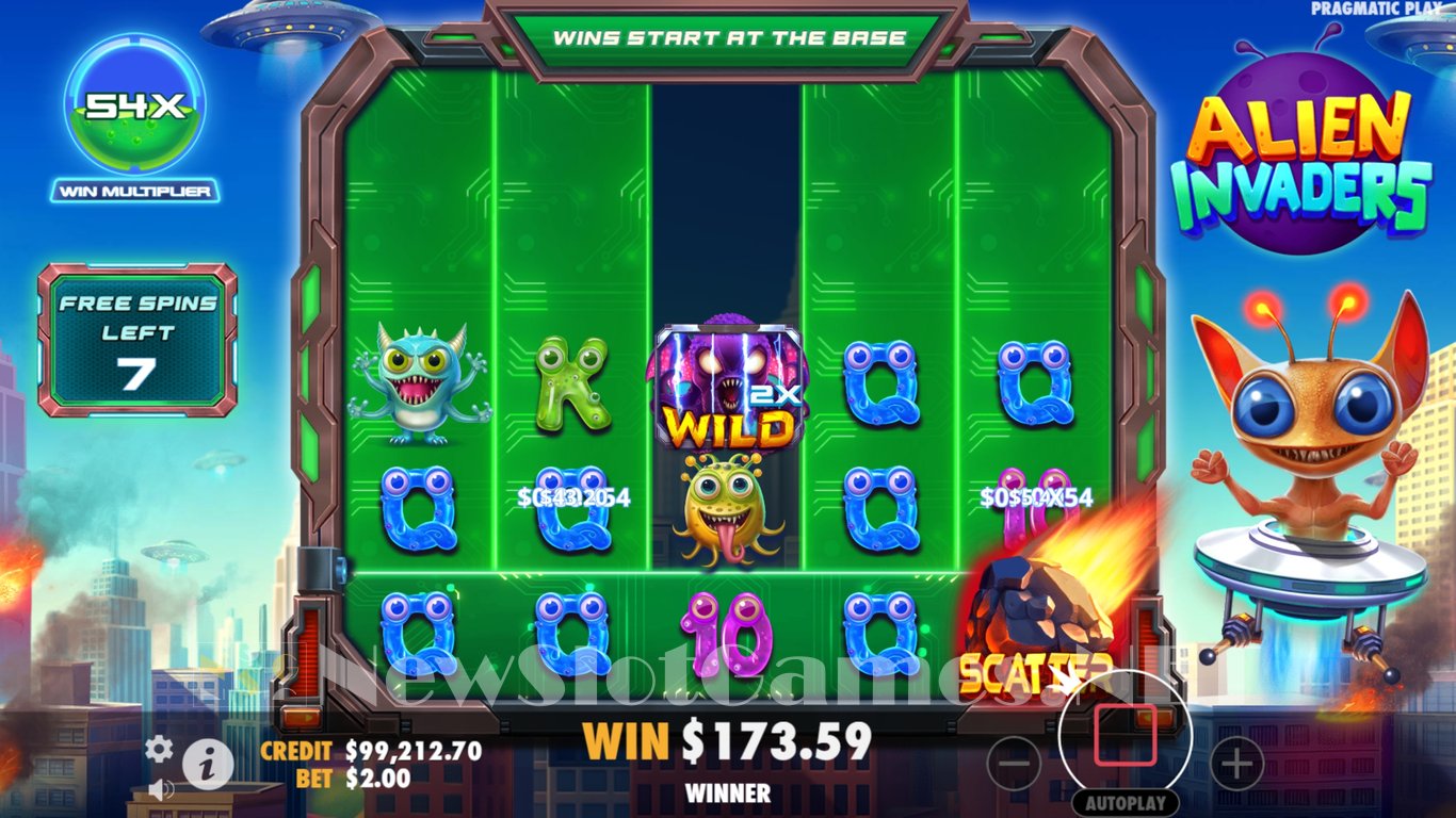 Alien Invaders Slot Review & Demo by Pragmatic Play - Play Free Online