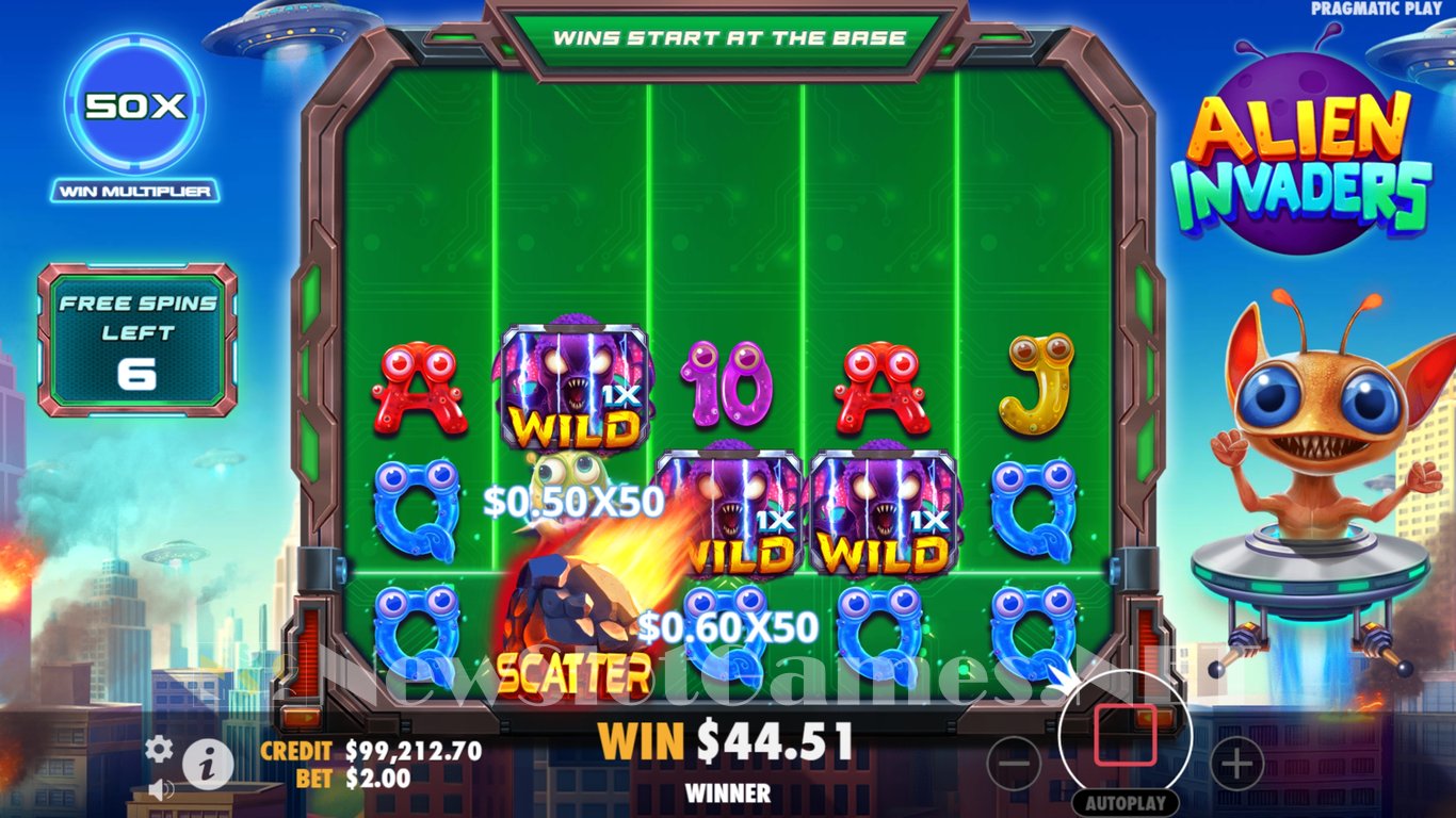 Alien Invaders Slot Review & Demo by Pragmatic Play - Play Free Online