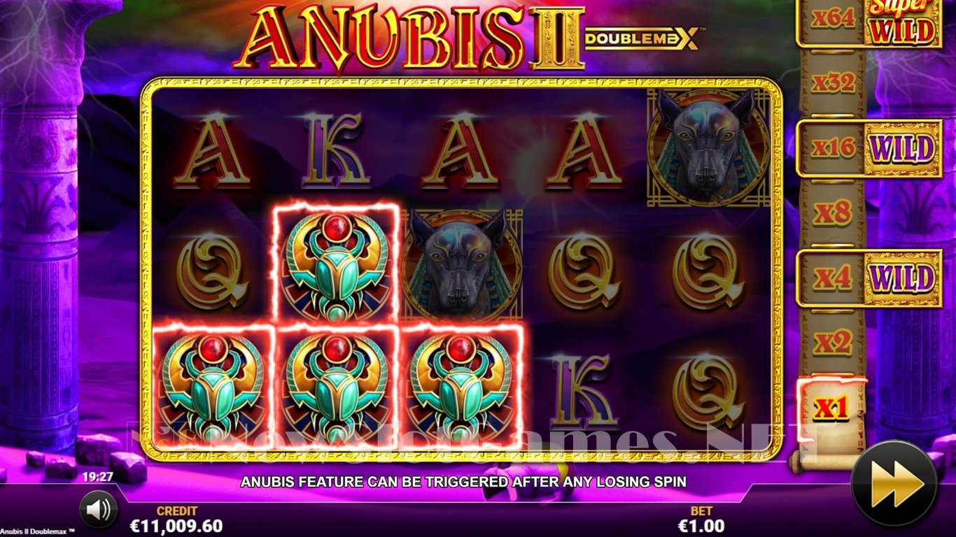 Anubis 2 DoubleMax Slot Review & Demo by Yggdrasil - Play Free Online
