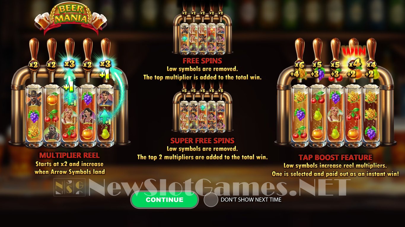 Beer Mania Slot Review & Demo by Stakelogic - Play Free Online