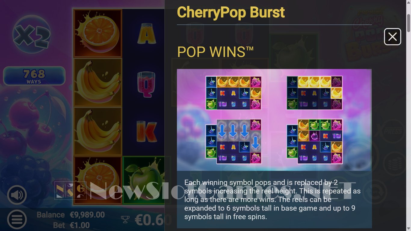 CherryPop Burst Slot Review & Demo by AvatarUX - Play Free Online