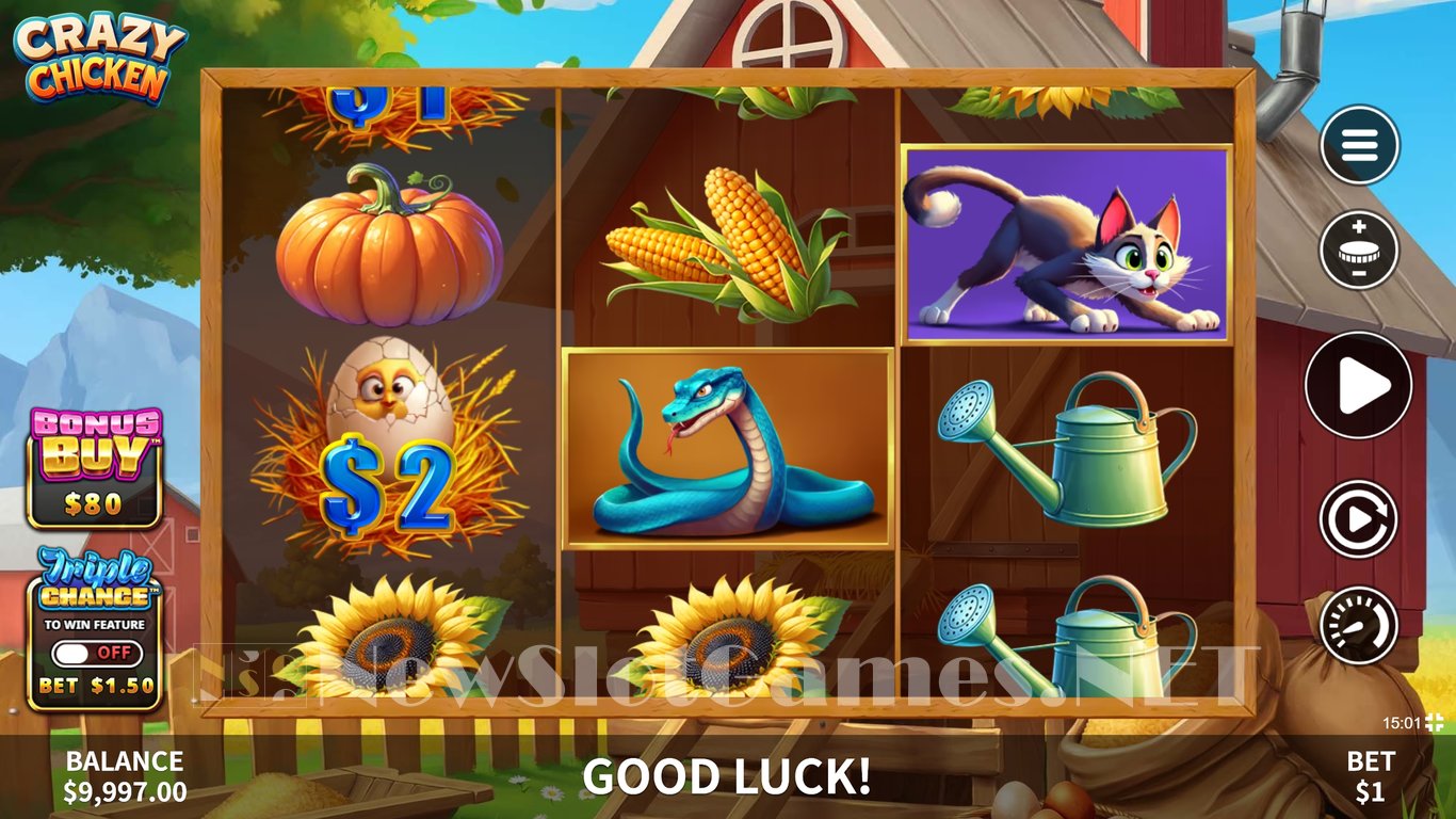 Crazy Chicken Slot Review & Demo by Skywind - Play Free Online