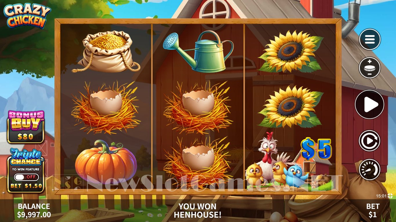 Crazy Chicken Slot Review & Demo by Skywind - Play Free Online