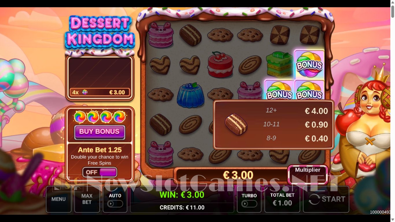 Dessert Kingdom Slot Review & Demo by Greentube - Play Free Online