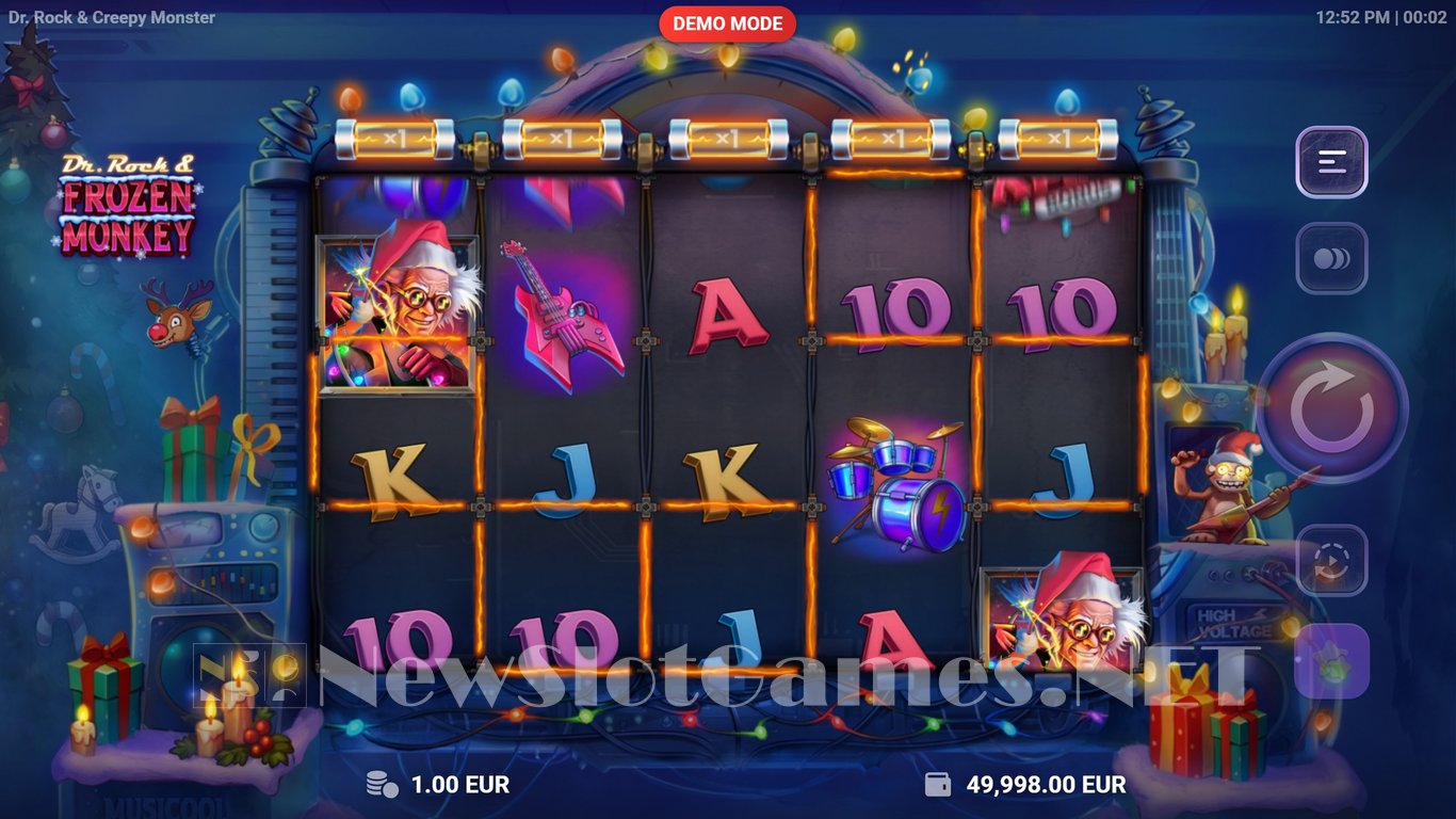 Dr Rock & Frozen Monkey Slot Review & Demo by True Lab - Play Free Online