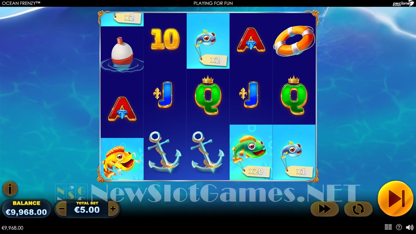 Ocean Frenzy Slot Review & Demo by Playtech - Play Free Online