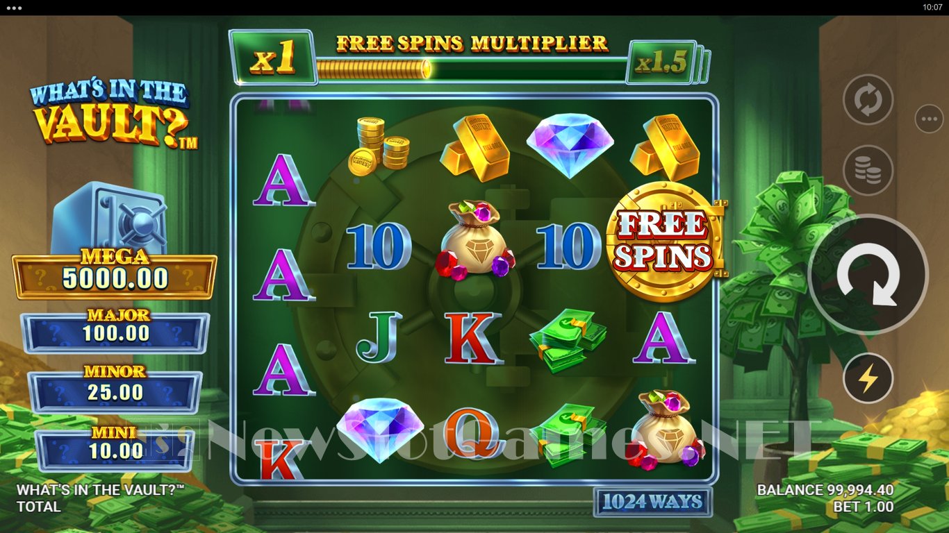 Whats in the Vault? Slot Review & Demo by Microgaming - Play Free Online