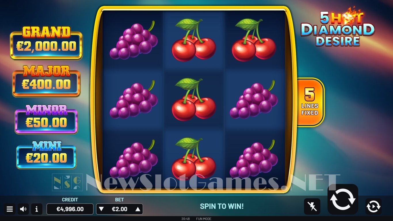 5 Hot Diamond Desire Slot Review & Demo by Bragg Gaming - Play Free Online