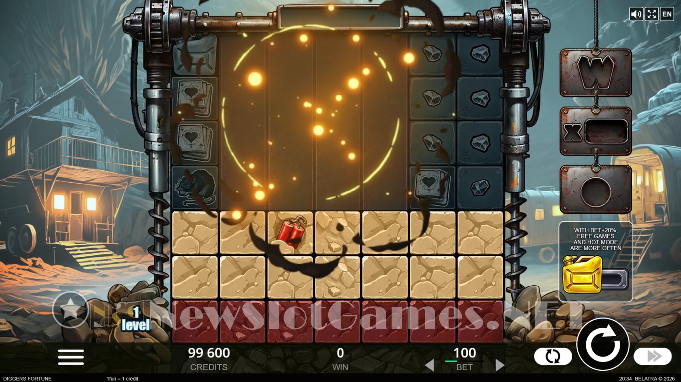 Diggers Fortune Slot Review & Demo by Belatra Games - Play Free Online