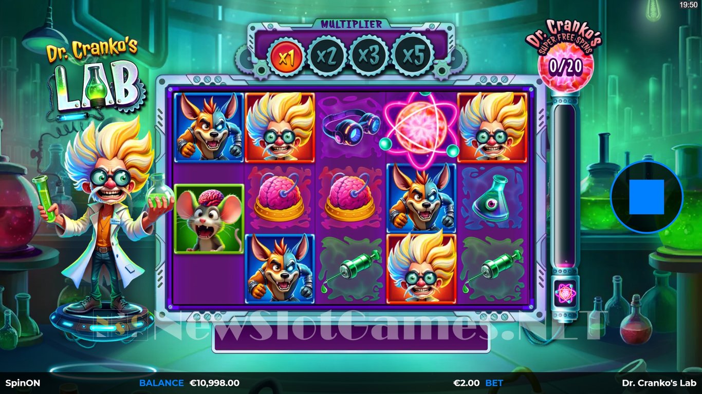 Dr. Crankos Lab Slot Review & Demo by Yggdrasil - Play Free Online