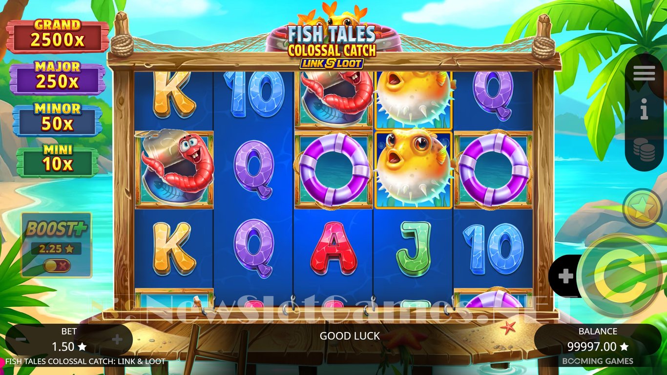 Fish Tales Colossal Catch Link & Loot Slot Review & Demo by Booming ...