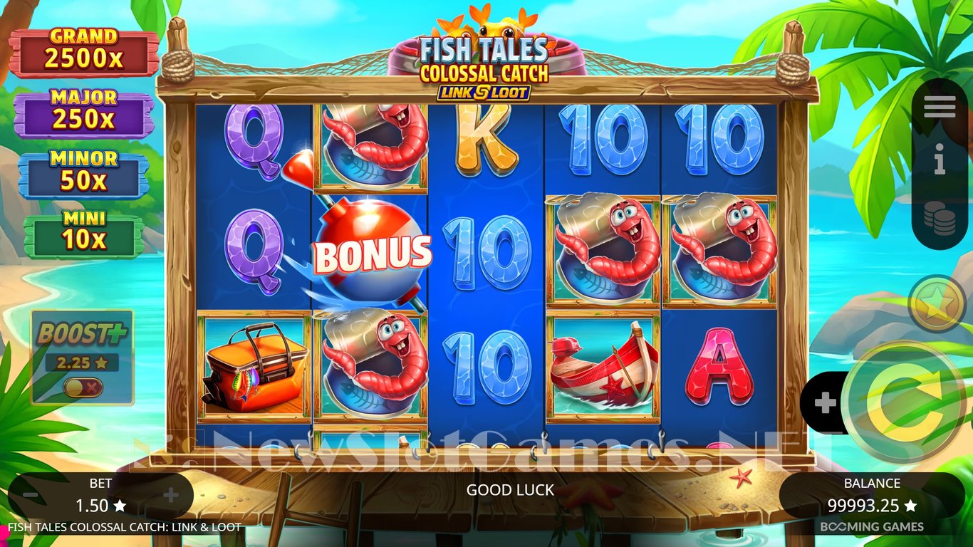 Fish Tales Colossal Catch Link & Loot Slot Review & Demo by Booming ...