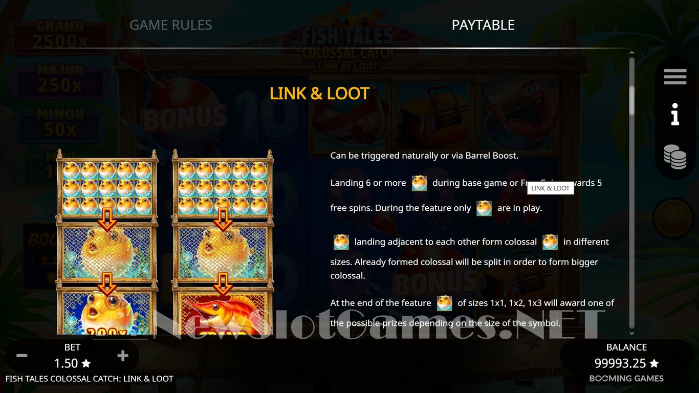 Fish Tales Colossal Catch Link & Loot Slot Review & Demo by Booming ...