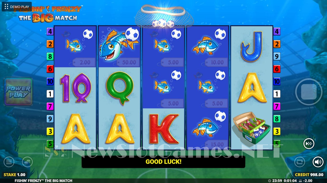 Fishin Frenzy The Big Match Slot Review & Demo by Blueprint Gaming ...
