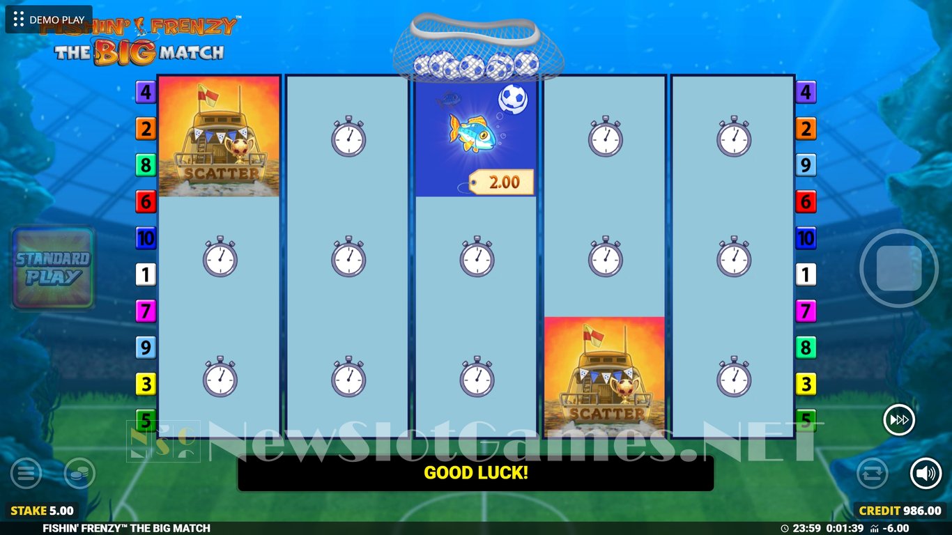 Fishin Frenzy The Big Match Slot Review & Demo by Blueprint Gaming ...