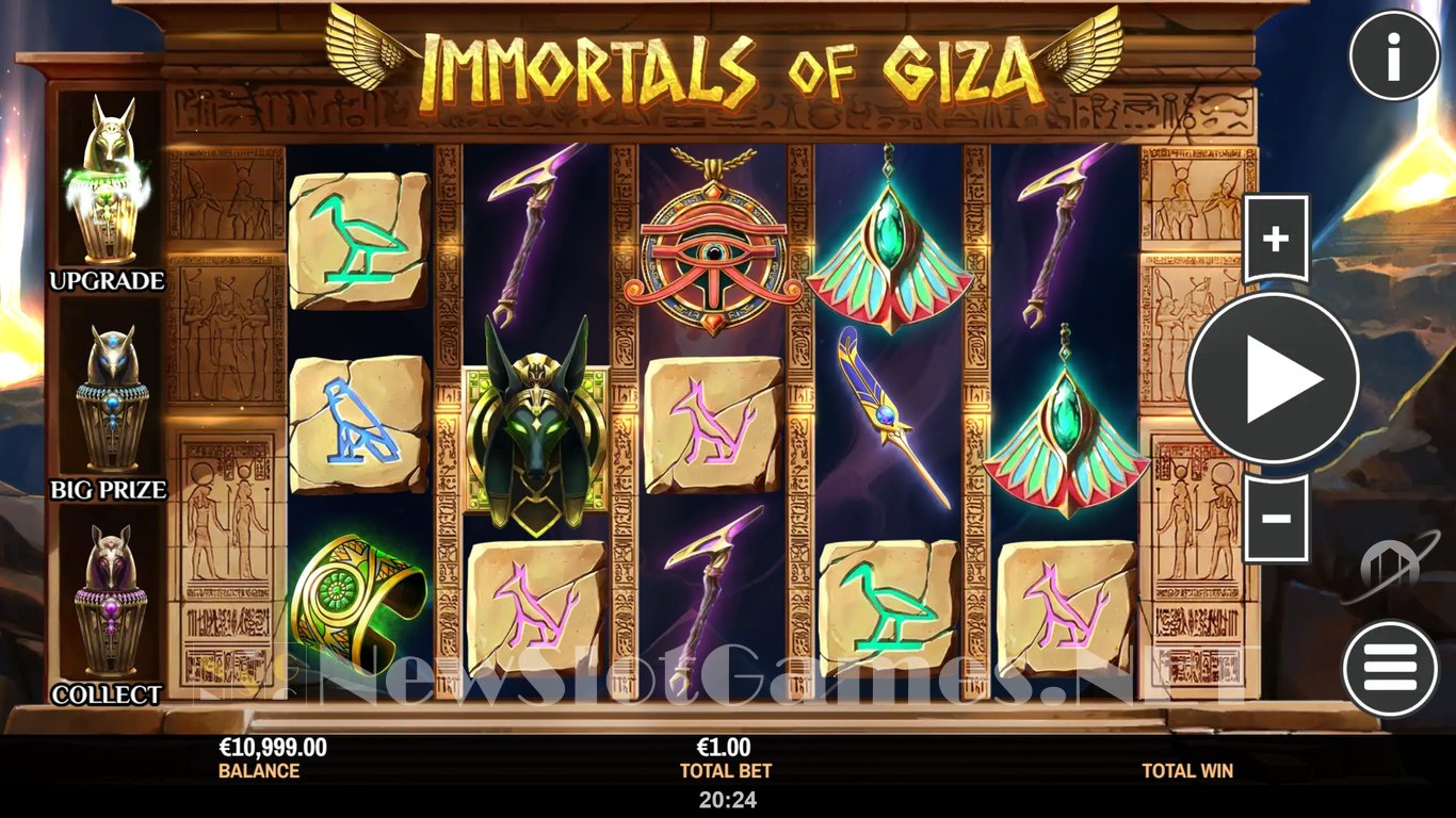 Immortals of Giza Slot Review & Demo by Yggdrasil - Play Free Online