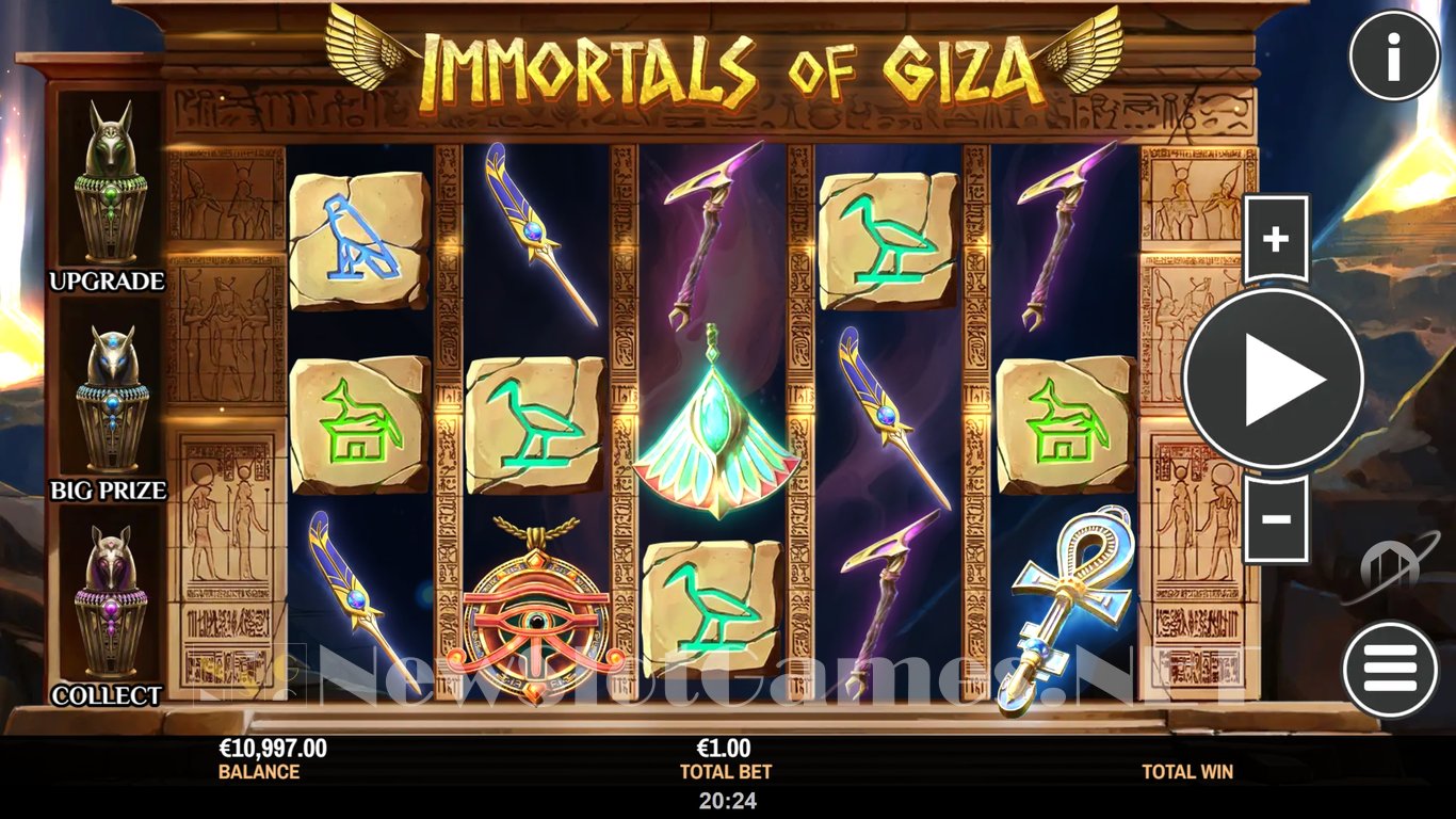 Immortals of Giza Slot Review & Demo by Yggdrasil - Play Free Online