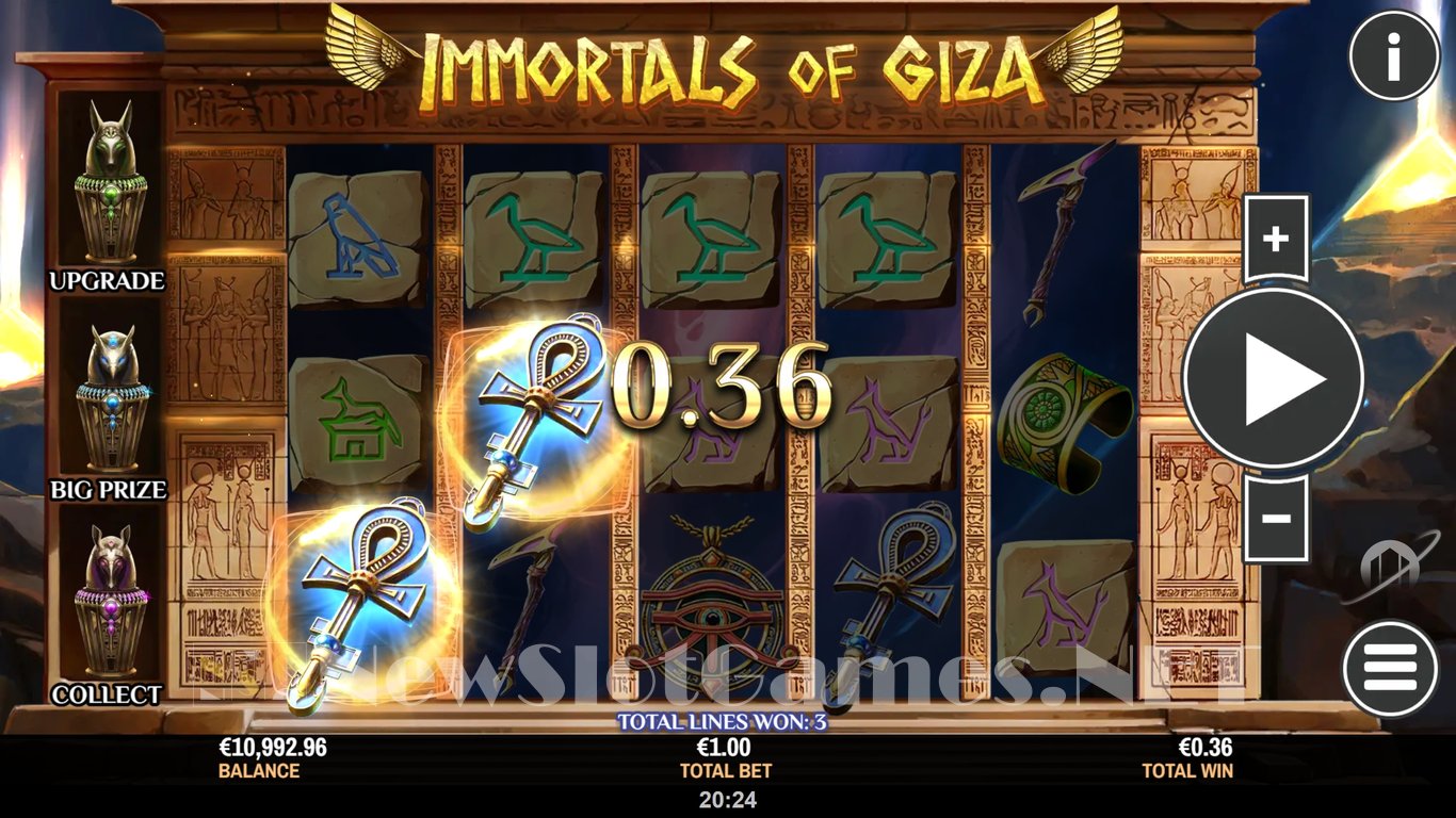 Immortals of Giza Slot Review & Demo by Yggdrasil - Play Free Online