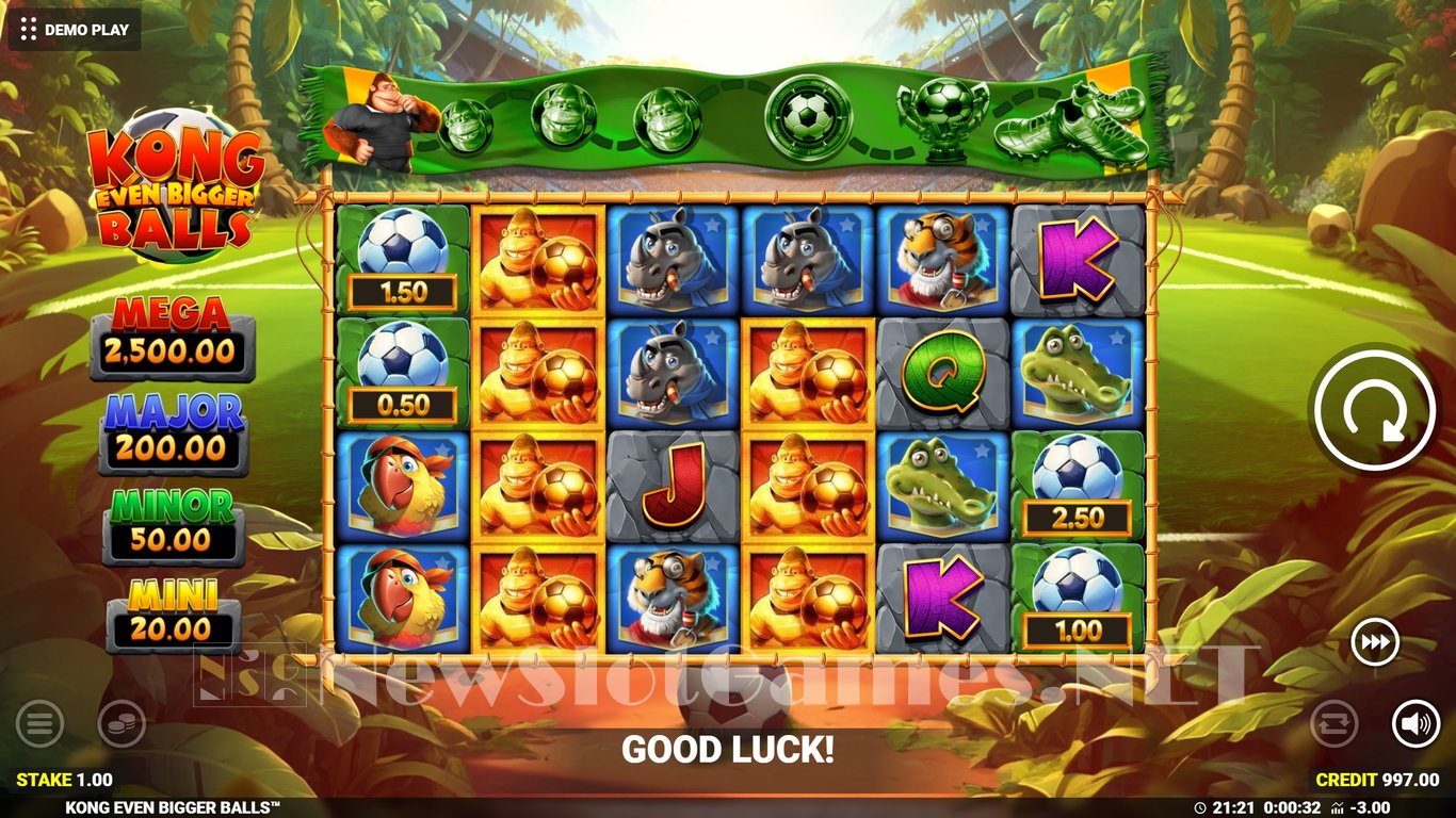 Kong Even Bigger Balls Slot Review & Demo by Blueprint Gaming - Play ...