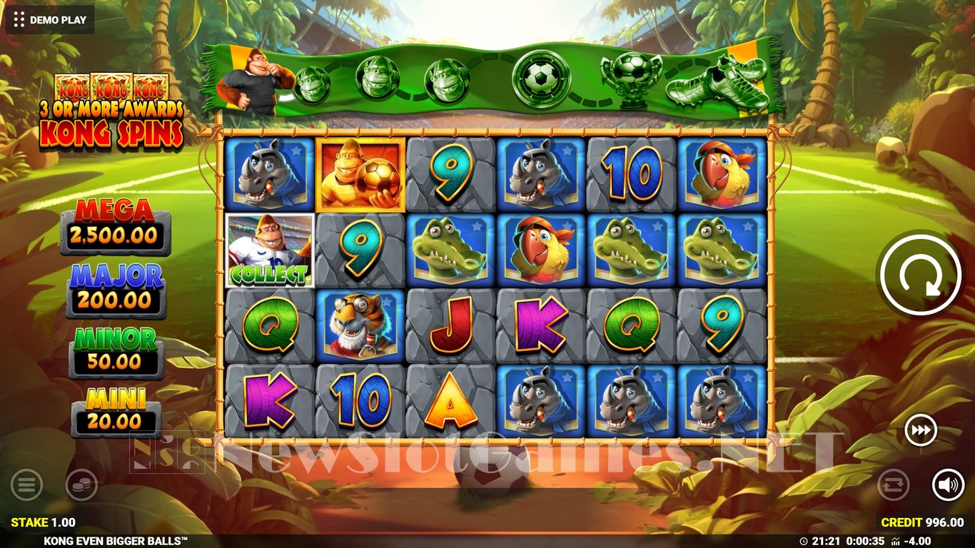 Kong Even Bigger Balls Slot Review & Demo by Blueprint Gaming - Play ...