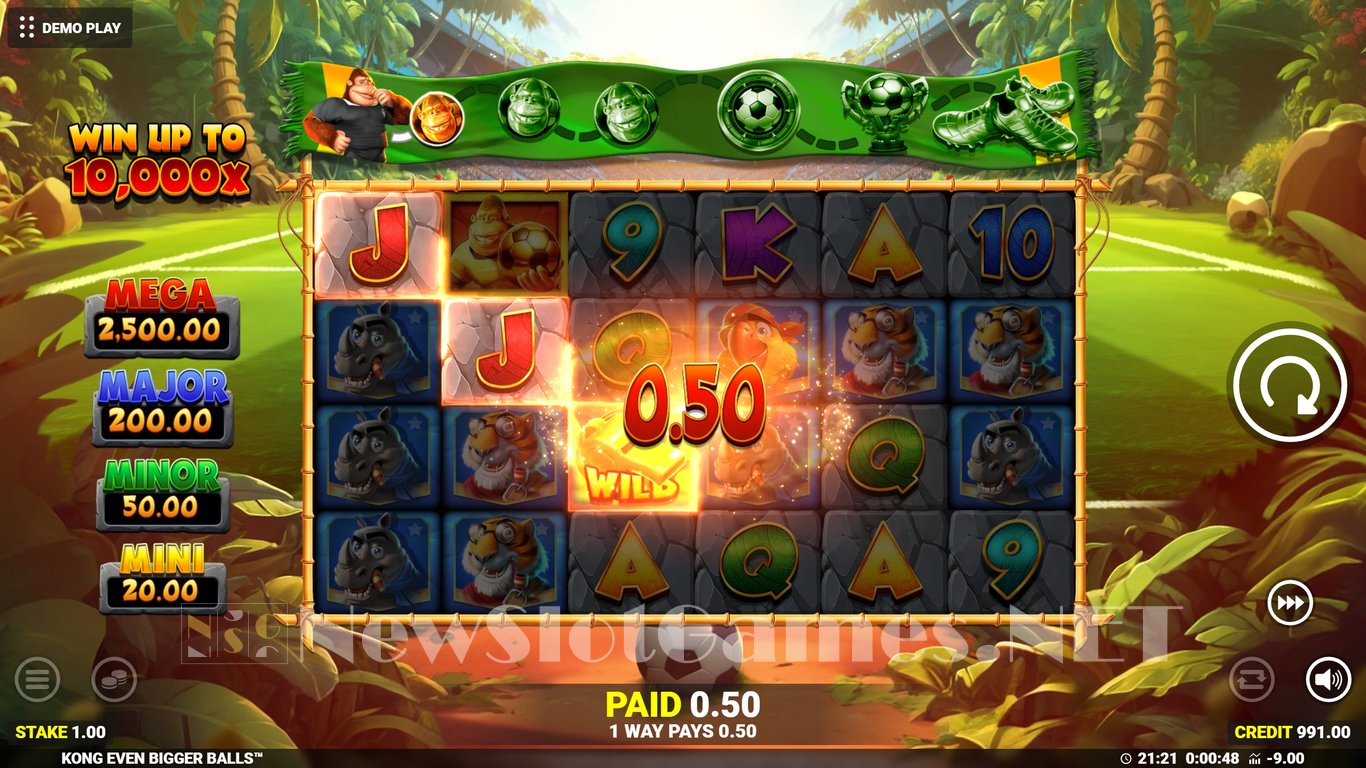 Kong Even Bigger Balls Slot Review & Demo by Blueprint Gaming - Play ...