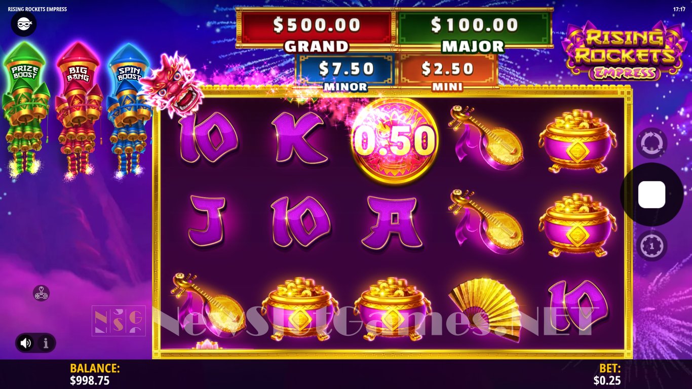 Rising Rockets Empress Slot Review & Demo by IGT - Play Free Online