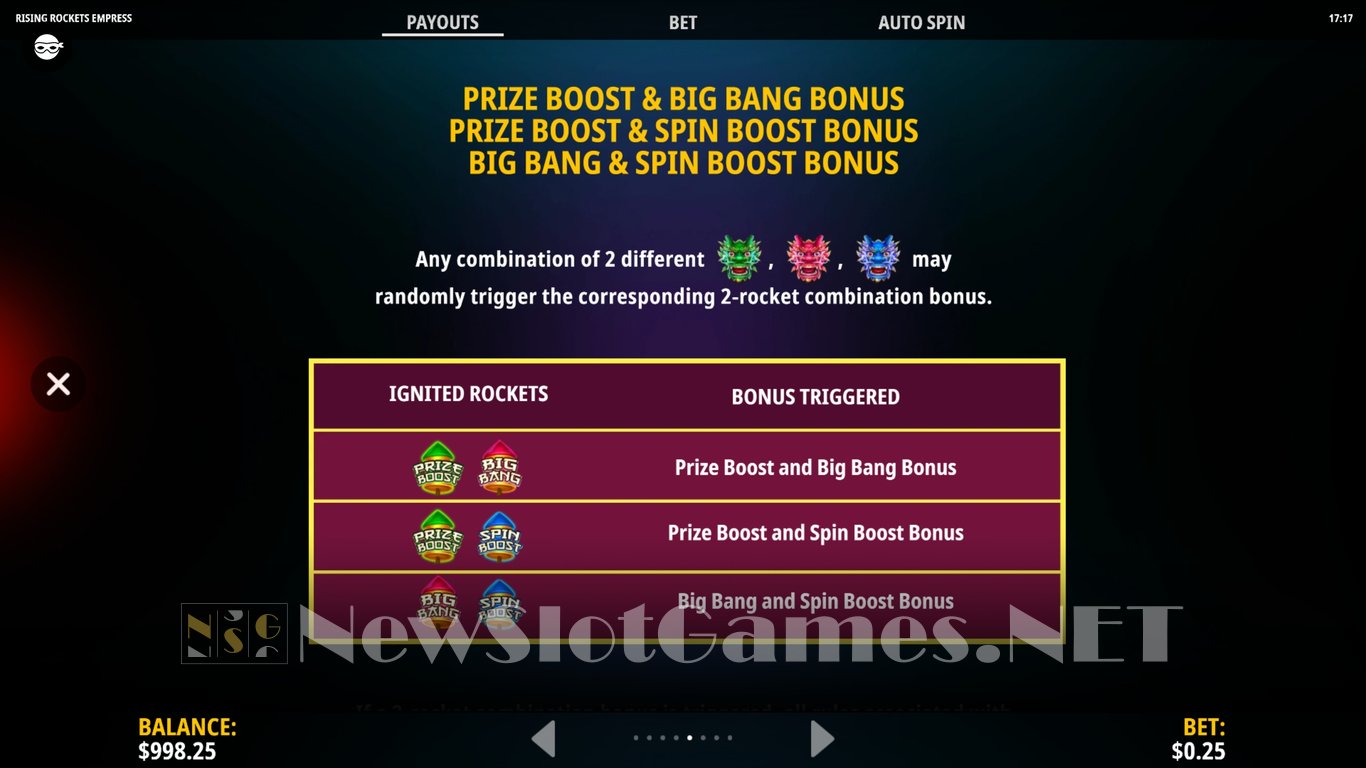 Rising Rockets Empress Slot Review & Demo by IGT - Play Free Online